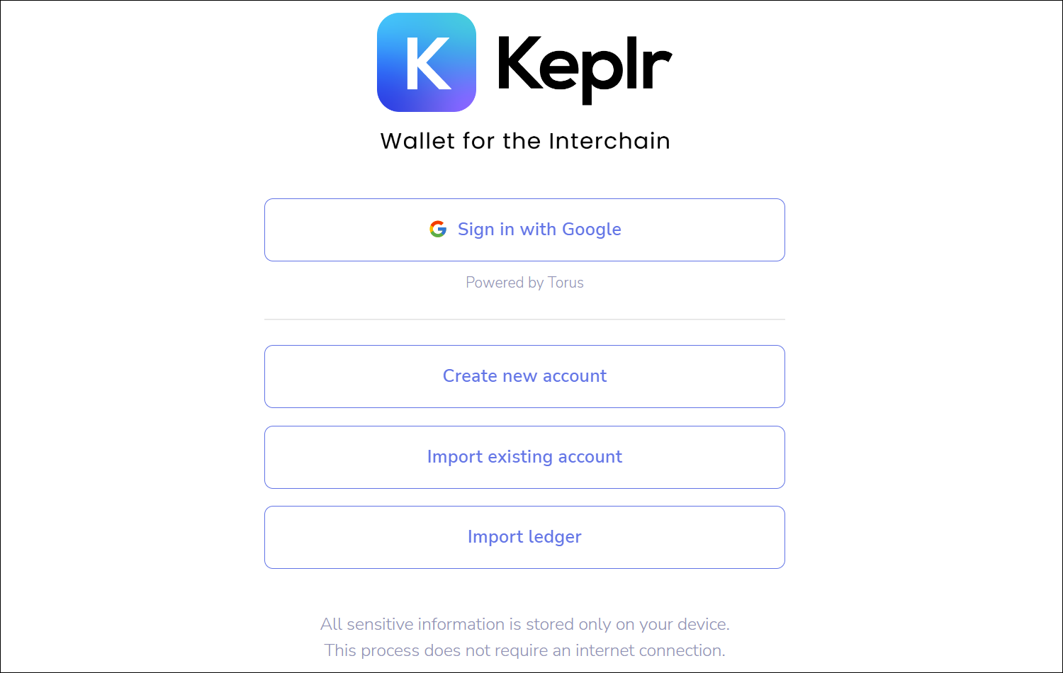 Getting started with Keplr